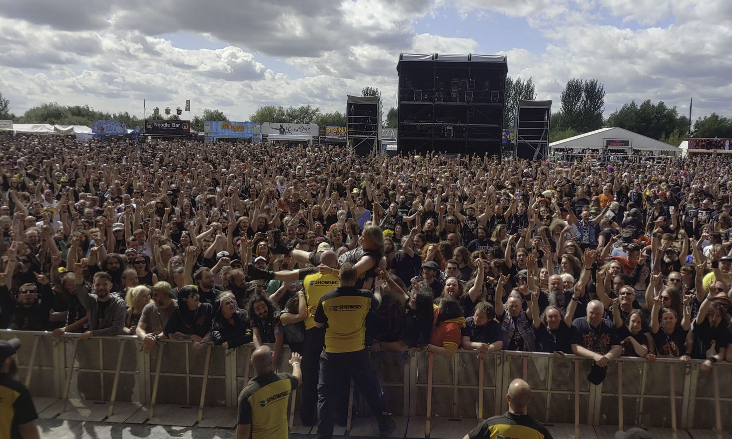 Showsec Back To Catching Crowd Surfers for 20th Year Of Bloodstock ...