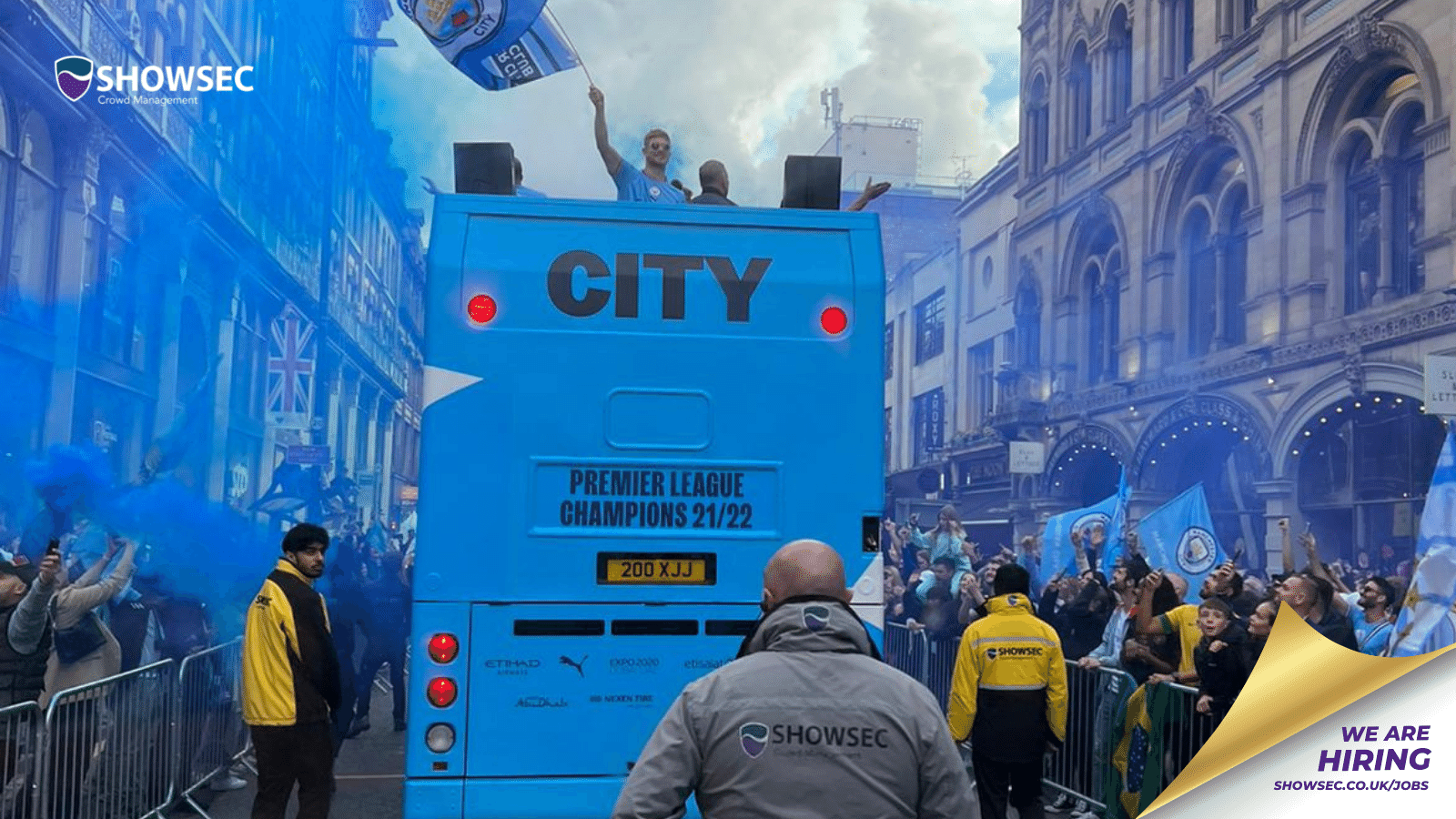 Proud To Be Part of Manchester City's Title Parade - Showsec