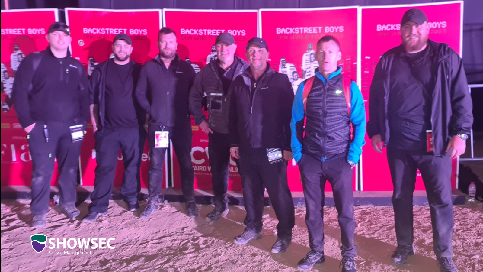Showsec's Successful Debut in Egypt with Backstreet Boys Concert - Showsec